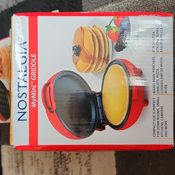 Nostalgia | Kitchen | Mymini Wafle Maker And Mymini Griddle Red Color ...